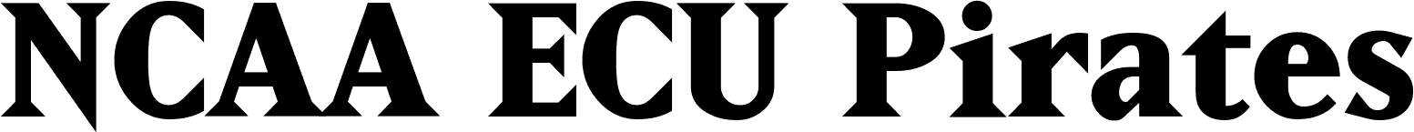 NCAA ECU Pirates font | Fonts2u.com