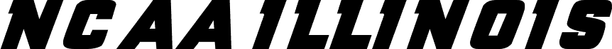 NCAA Illinois Fighting Illini Bold font