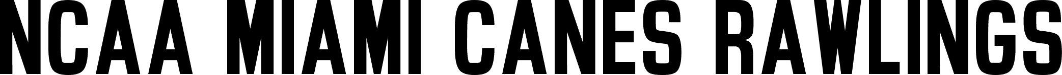 NCAA Miami Canes Rawlings font | Fonts2u.com