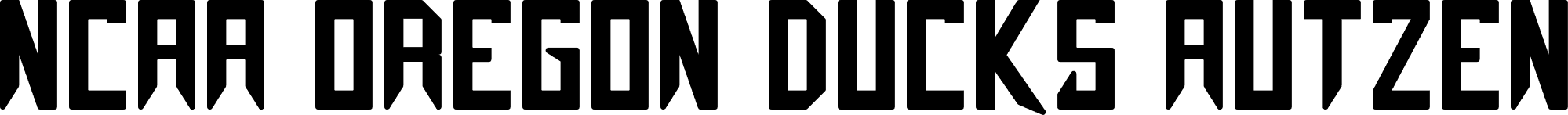 NCAA Oregon Ducks Autzen font | Fonts2u.com