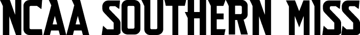 NCAA Southern Miss 2 font