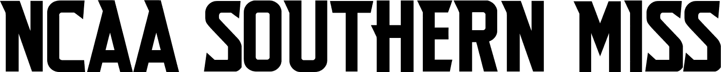 NCAA Southern Miss 1 font | Fonts2u.com
