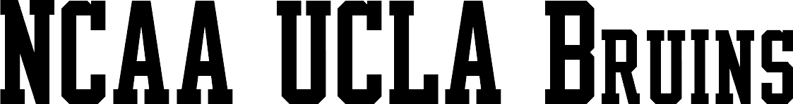NCAA UCLA Bruins 2017 Condensed font | Fonts2u.com