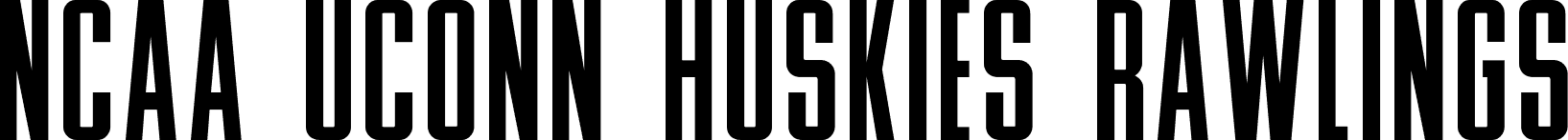 NCAA UConn Huskies Rawlings font | Fonts2u.com