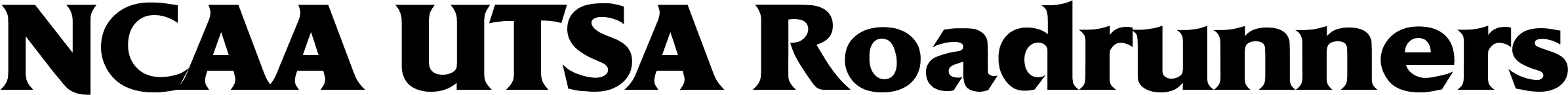 NCAA UTSA Roadrunners font | Fonts2u.com