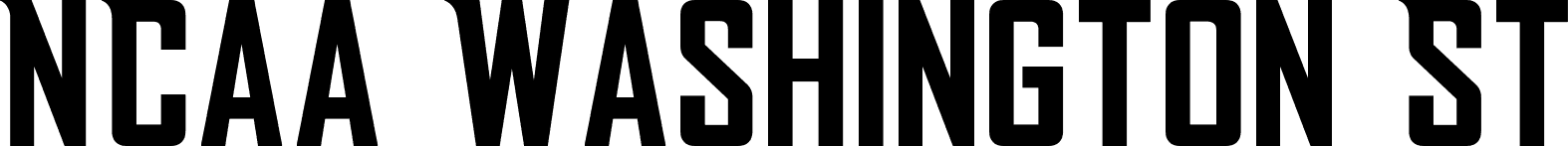 NCAA Washington St font | Fonts2u.com