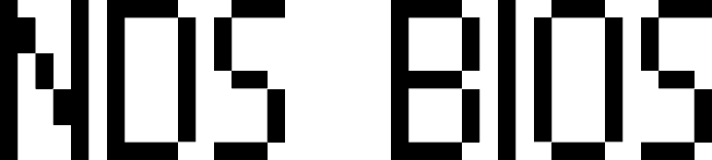 NDS BIOS font