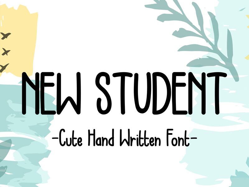 NEW STUDENT font | Fonts2u.com