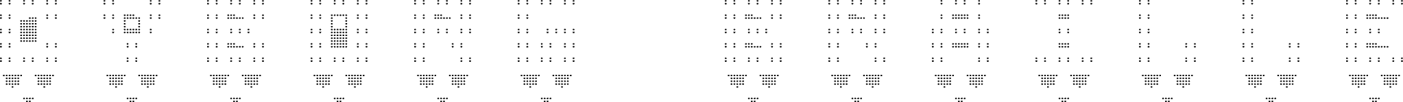 N.E. Cyborg Braille Regular font | Fonts2u.com