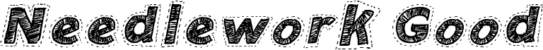 Needlework Good font | Fonts2u.com