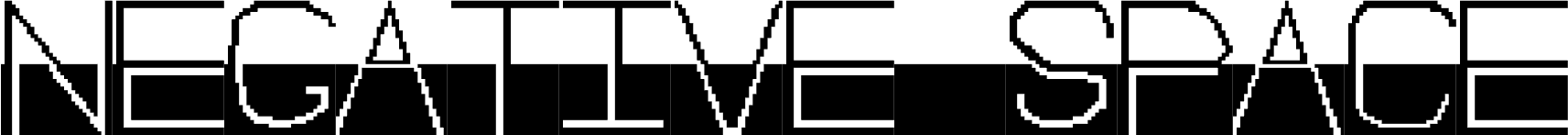 Negative Space Regular font | Fonts2u.com