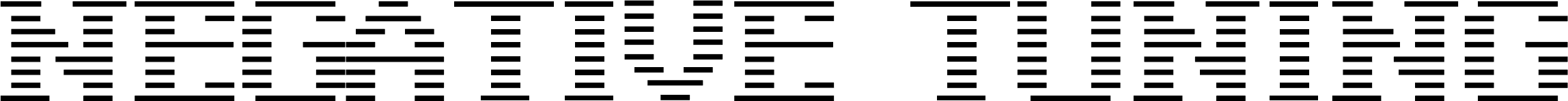 Negative Tuning font | Fonts2u.com