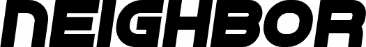 Neighbor Bold font | Fonts2u.com