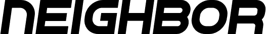 Neighbor Bold font | Fonts2u.com