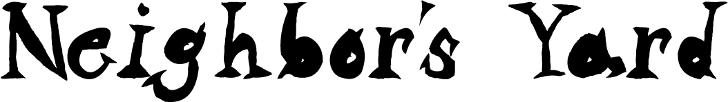 Neighbor's Yard font | Fonts2u.com