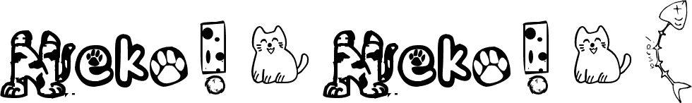 Neko! Neko! ( font | Fonts2u.com