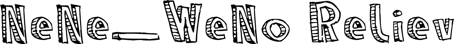 NeNe_WeNo Reliev font | Fonts2u.com