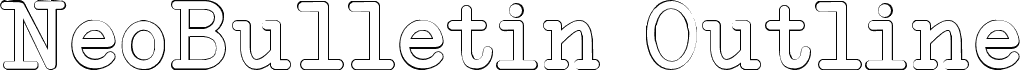 NeoBulletin Bold font | Fonts2u.com