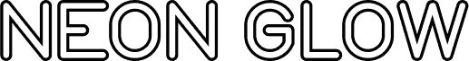 NEON GLOW Bold font | Fonts2u.com