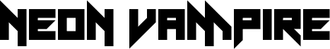 Neon Vampire Italic font | Fonts2u.com