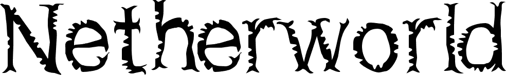 Netherworld font | Fonts2u.com