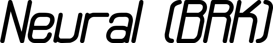 Neural (BRK) font | Fonts2u.com