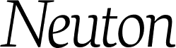 Neuton Extrabold font | Fonts2u.com