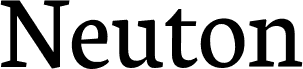 Neuton Extrabold font | Fonts2u.com
