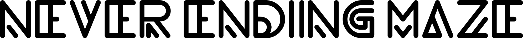 NEVER ENDING MAZE-Light font | Fonts2u.com