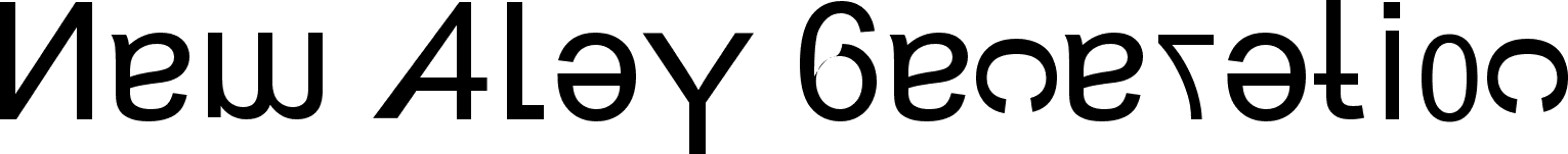 New Alay Generation font | Fonts2u.com