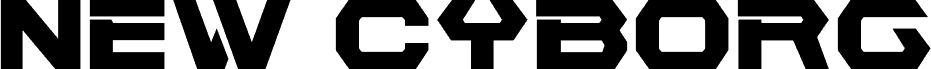 New Cyborg 3D font | Fonts2u.com