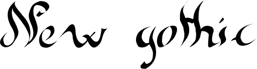New gothic font | Fonts2u.com