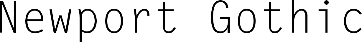 Newport Gothic font | Fonts2u.com