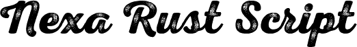 Nexa Rust Script R-Trial 4 font | Fonts2u.com