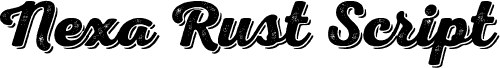 Nexa Rust Script R-Trial Shadow font | Fonts2u.com