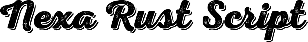 Nexa Rust Script B-Trial Shadow 2 font | Fonts2u.com