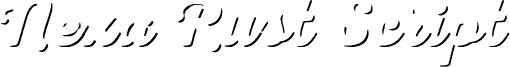 Nexa Rust Script R-Trial Shadow font | Fonts2u.com