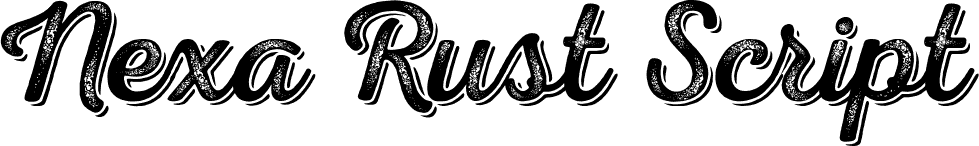 Nexa Rust Script R-Trial Shadow 4 font | Fonts2u.com