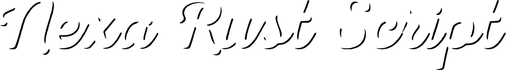 Nexa Rust Script R-Trial Shadow font | Fonts2u.com