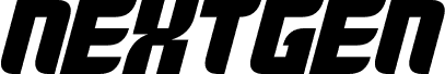 Nextgen font