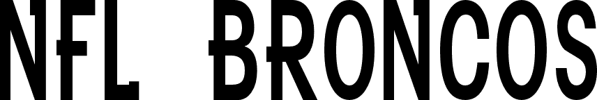 NFL Broncos font | Fonts2u.com