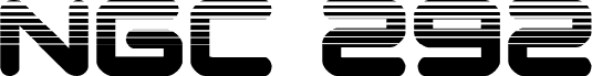 NGC 292 Gradient font | Fonts2u.com