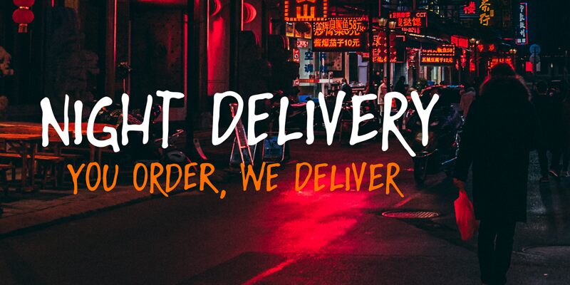 Night Delivery DEMO Regular font