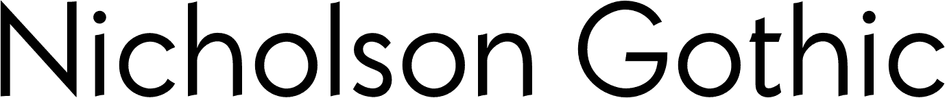 Nicholson Gothic Regular font | Fonts2u.com