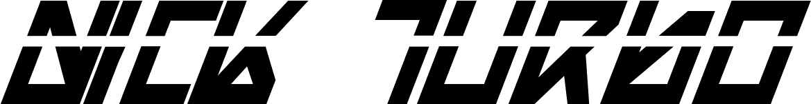 Nick Turbo Bold Italic Las font | Fonts2u.com