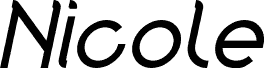 Nicole-Light font