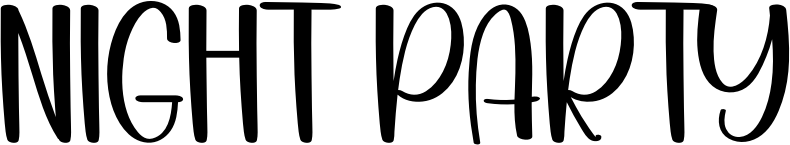 NIGHT PARTY font | Fonts2u.com