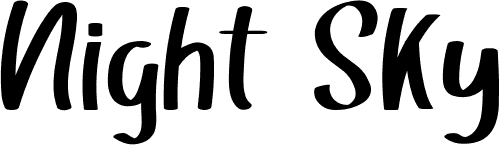 Night Sky font | Fonts2u.com