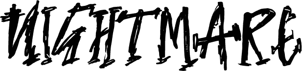 NIGHTMARE font | Fonts2u.com