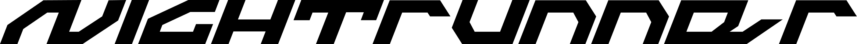 Nightrunner Italic fuente | Fonts2u.com